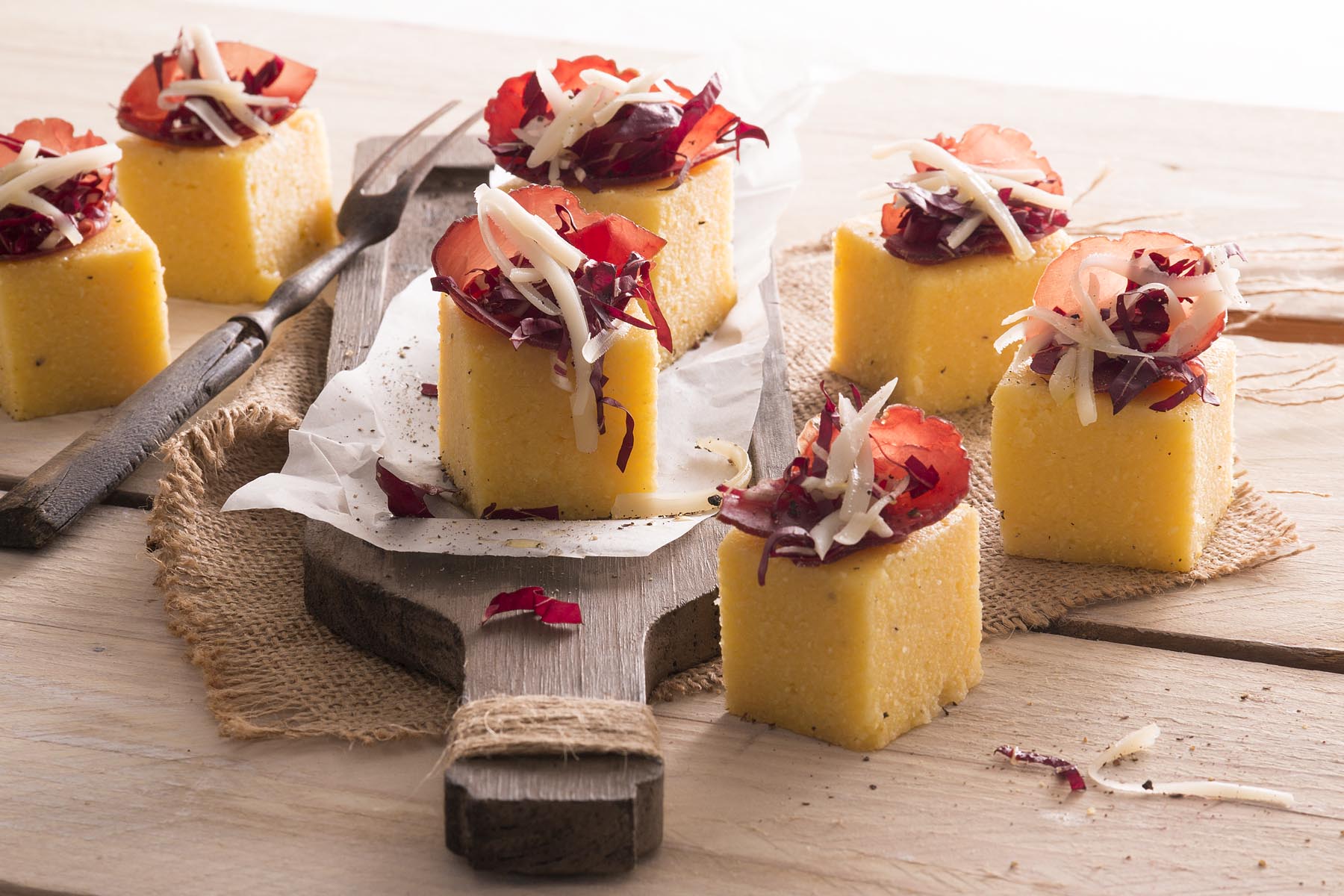 Polenta con radicchio - Ricetta - Polenta Valsugana